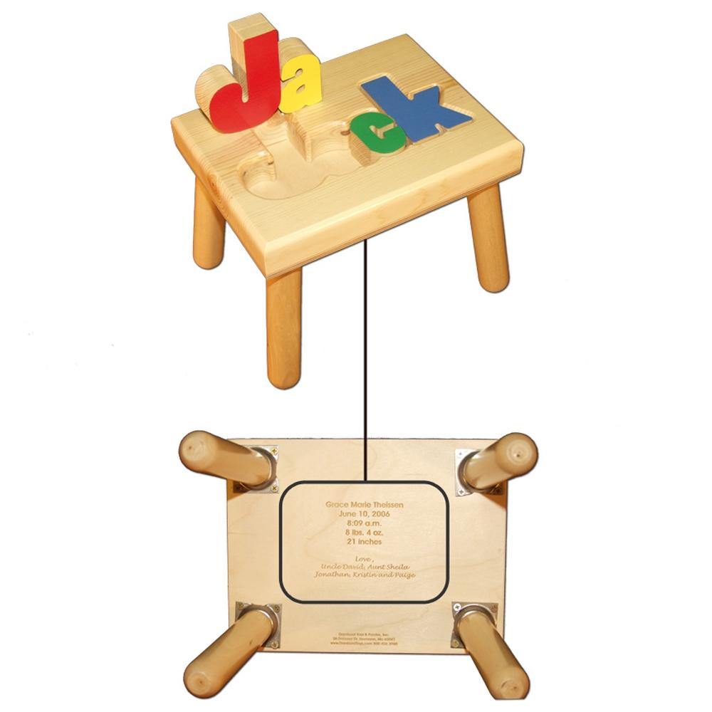 Personalized Baby Name Step Stool | SimplyUniqueBabyGifts.com | Simply ...